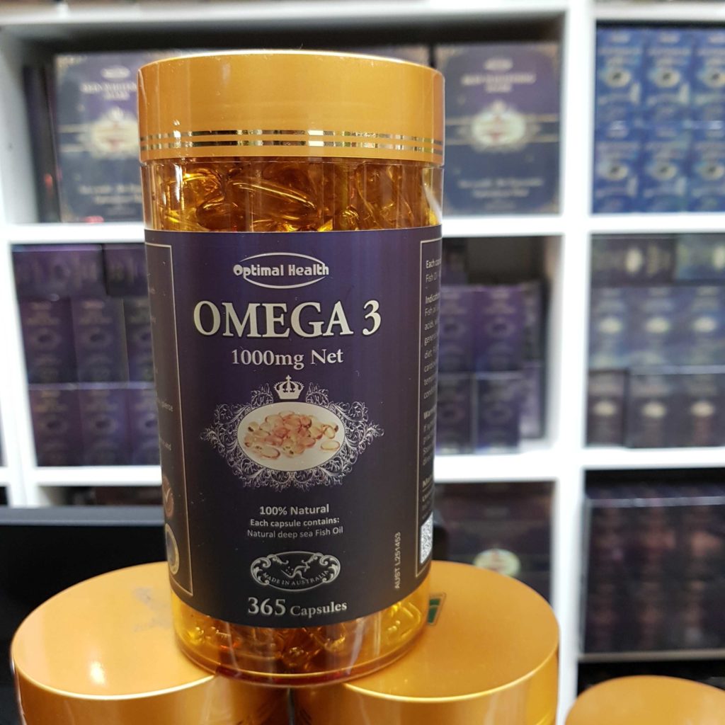 Optimal Health Omega 3 TGA GMP HEALTH AUSTRALIA 365 Capsules ...